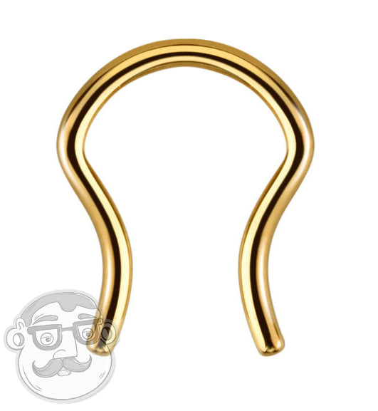 Gold Septum Rings | 14k Gold Septum Ring | Urbanbodyjewelry.com