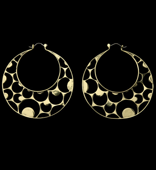 Half Moon Titanium Hangers - Earrings