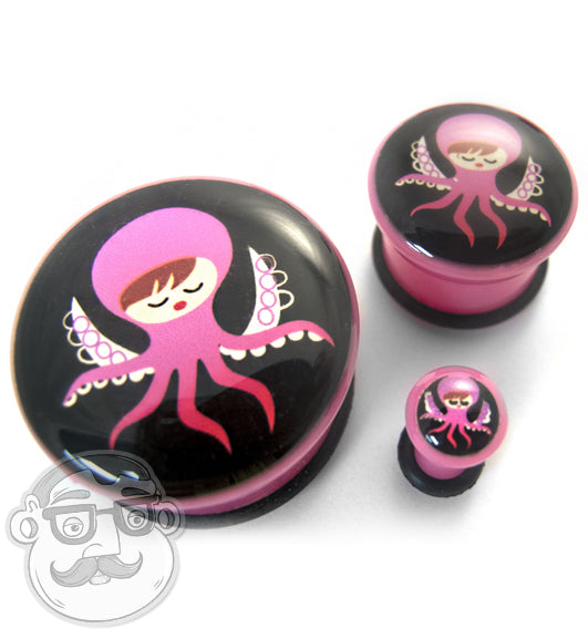 Miss Octopus Plugs (6 Gauge - 1 Inch) | UrbanBodyJewelry.com