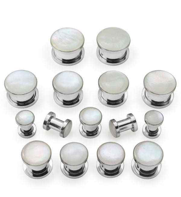MOP Stainless Steel Tunnel Plugs (1/2" - 5/8")