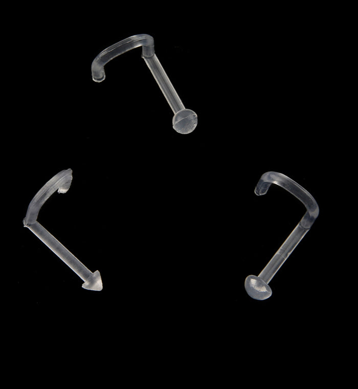 Clear Nose Ring Retainer - Hide Your Nose Piercing | UrbanBodyJewelry.com