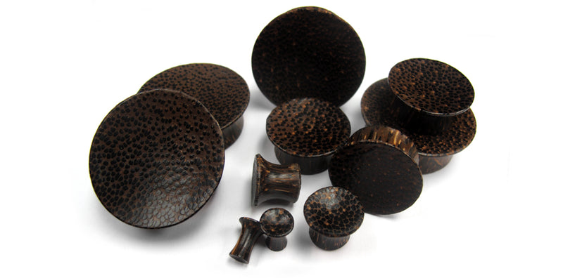 Palm Wood Mayan Flare Plugs (8G - 47mm) | UrbanBodyJewelry.com