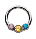 Pride Titanium Hinged Segment Ring Version 2