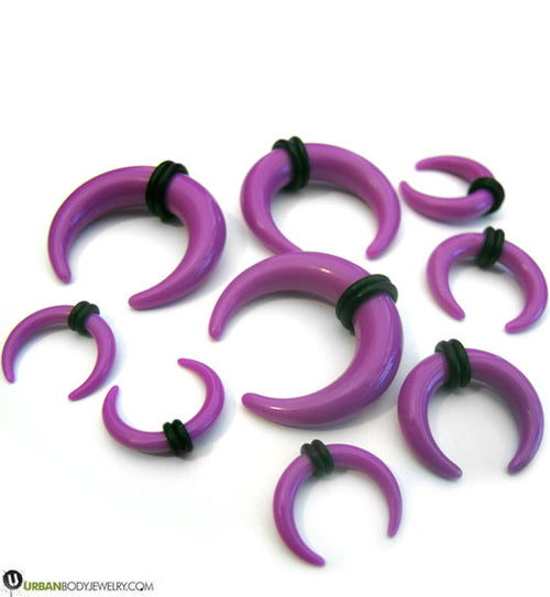 Purple Pinchers Plugs (14 Gauge - 00 Gauge) | Purple Ear Gauges