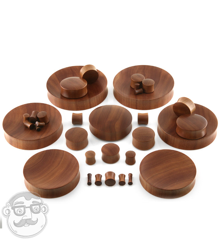 Organic Saba Wood Plugs (6G - 3 Inches) Sold In Pairs ...