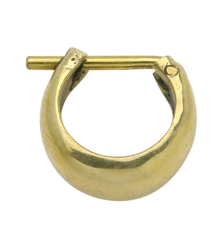 Smooth Brass Hinged Ring | UrbanBodyJewelry.com