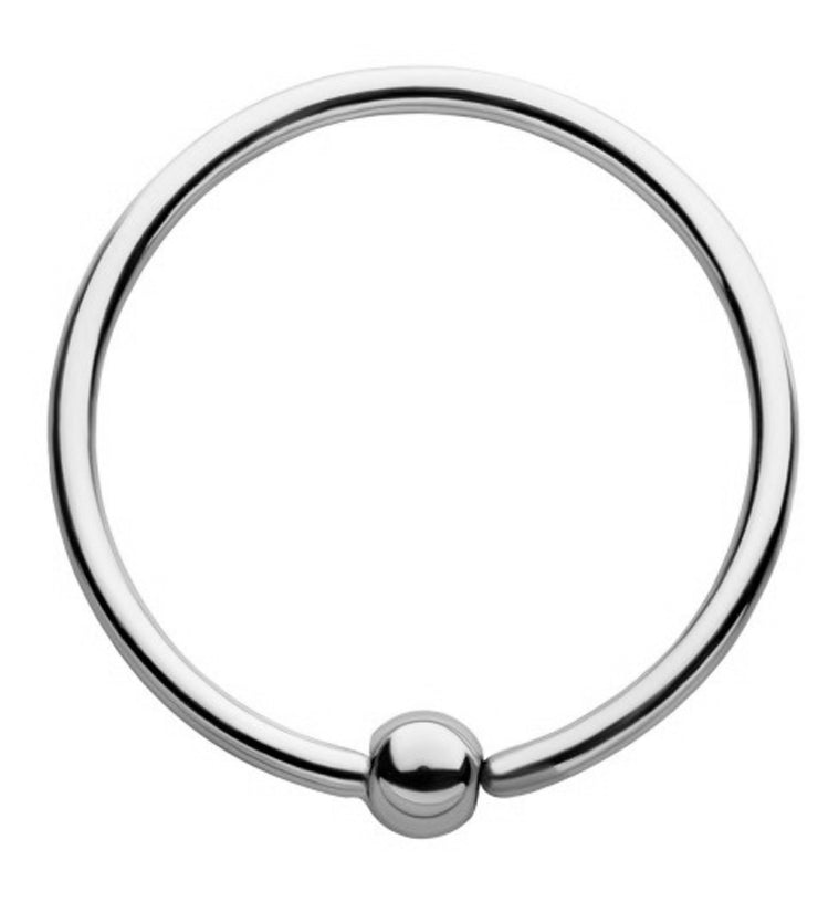 Titanium Annealed Fixed Captive Bead Ring | UrbanBodyJewelry.com