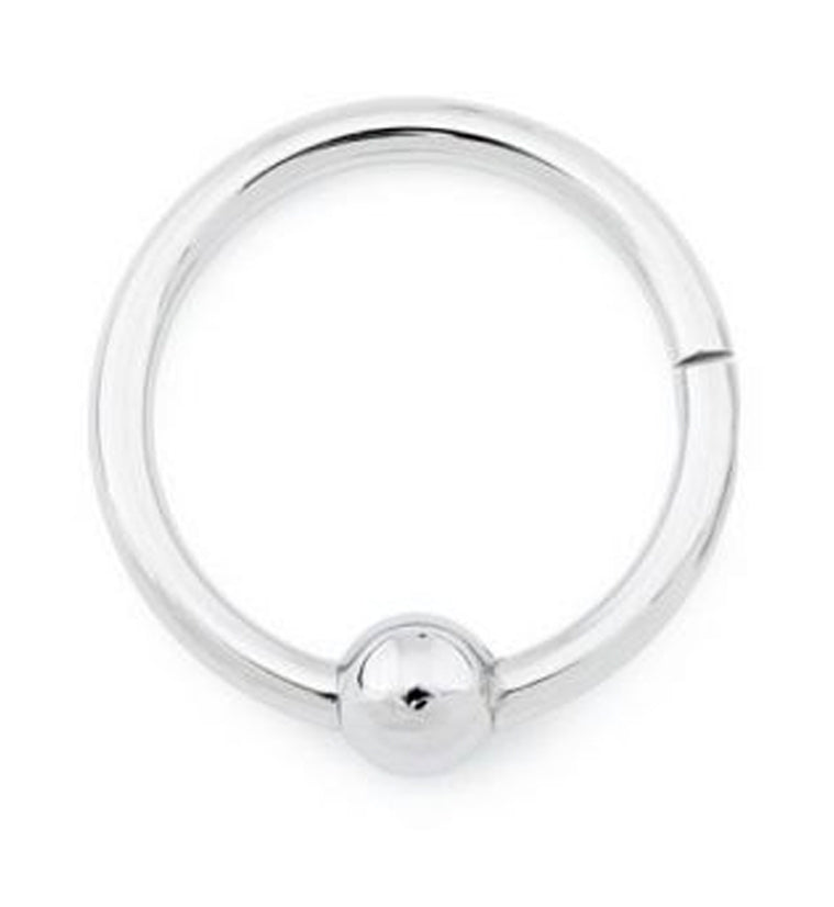 Titanium Hinged Segment Captive Ring | UrbanBodyJewelry.com