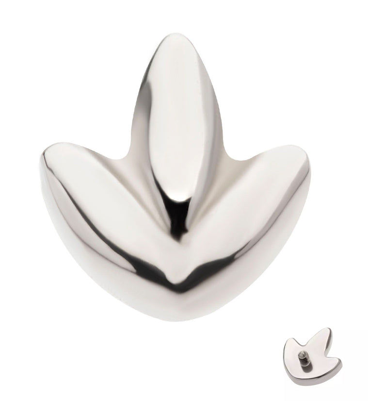 Tri Sepal Titanium Internally Threaded Top | UrbanBodyJewelry.com