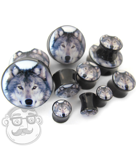 Wolf Plugs (2 Gauge - 1 Inch) | UrbanBodyJewelry.com